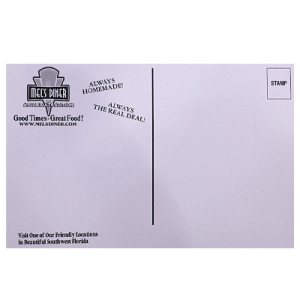 Mel's Diner Post Card | Southwest Florida's Classic American Diner